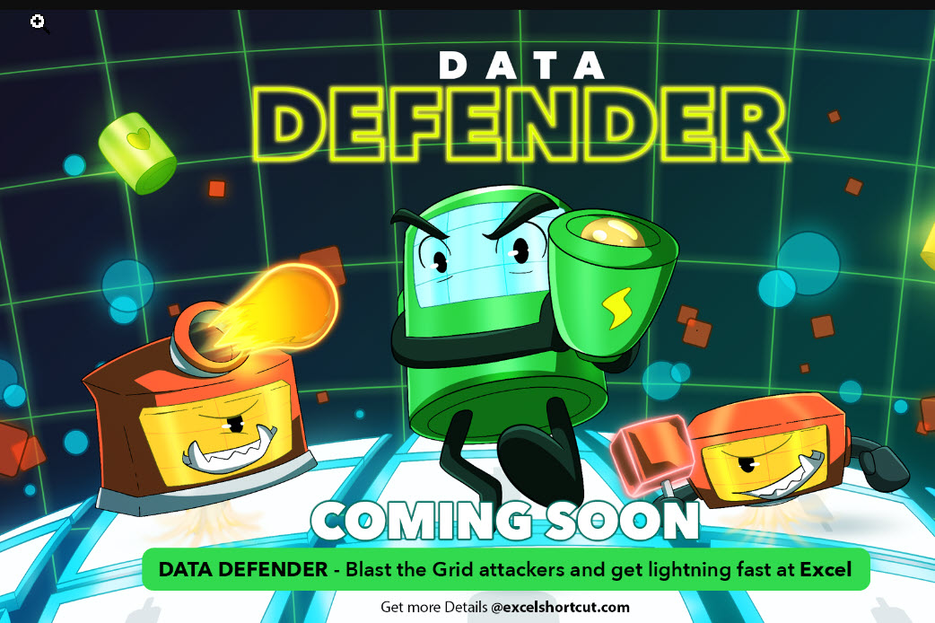 Play Data Defender 2 | Welcome to Excel Shortcut!